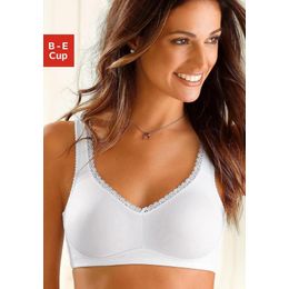 Lascana Große Größen: Bralette-BH, weiß, Gr.75D