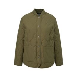 TRIANGLE Große Größen: Steppjacke mit aufgesetzten Taschen, khaki, Gr.54