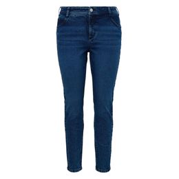 TRIANGLE Große Größen: Skinny Jeans in 5-Pocket-Form, blue Denim, Gr.54