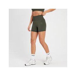 MP Damen Rest Day Nahtlose Booty Shorts – Graubraun-Grün - XS