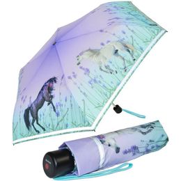 Knirps® Taschenregenschirm Kinderschirm 4Kids reflective mit Reflexborte