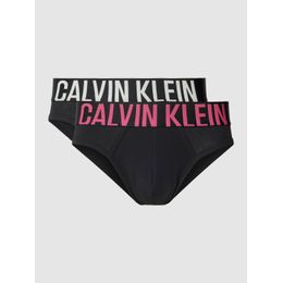 Calvin Klein Underwear Pants mit elastischem Logo-Bund im 2er-Pack