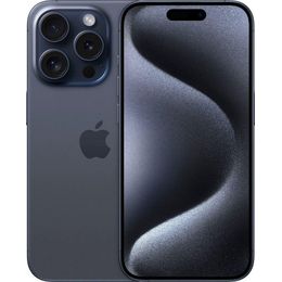 Apple iPhone 15 Pro 256GB Smartphone (15,5 cm/6,1 Zoll, 256 GB Speicherplatz, 48 MP Kamera), blau