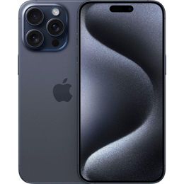 Apple iPhone 15 Pro Max 512GB Smartphone (17 cm/6,7 Zoll, 512 GB Speicherplatz, 48 MP Kamera), blau