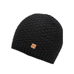 Chillouts Beanie Kasimir Hat Mit Rippenbündchen, One Size, schwarz