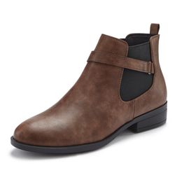 Lascana Stiefel Damen Gr&ouml;&szlig;e 42 braun / schwarz Winterschuhe