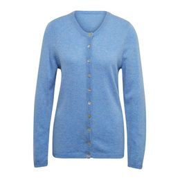 GOLDNER Strickjacke Damen Größe S himmelblau