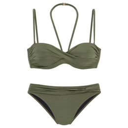 Lascana Bikini Damen Gr&ouml;&szlig;e XXS oliv