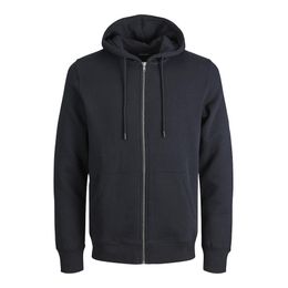 Jack & Jones Plus Jack & Jones Plus Zip-Up Hoodie 'Bradley' male Black size XXL