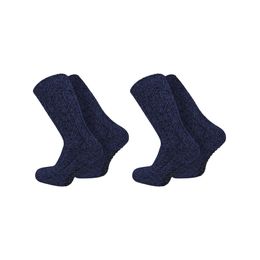 Normani Socken Damen Gr&ouml;&szlig;e 39/42 nachtblau / taubenblau