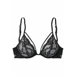 Lascana Spitzen-BH mit Bügel Damen Größe 70 schwarz Winterschuhe