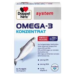 Doppelherz Omega-3 Konzentrat system Kapseln 120 St