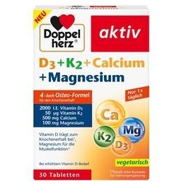 Queisser Doppelherz D3+K2+Calcium+Magnesium Tabletten 30 St