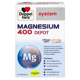 Queisser Doppelherz Magnesium 400 Depot system Tabletten 60 St