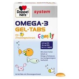 Queisser Doppelherz Omega-3 Gel-Tabs family system 60 St