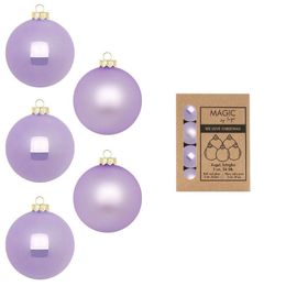 MAGIC by Inge Weihnachtsbaumkugel, Weihnachtskugeln Glas 3cm 24 Stück - Lilac Breeze
