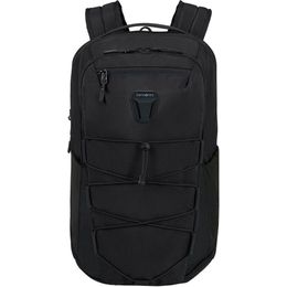 Samsonite Laptoprucksack Dye-Namic, 45 cm, Arbeitsrucksack Schulrucksack Freizeitrucksack aus recyceltem Material, schwarz