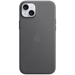 Apple Finewoven Case Backcover Apple iPhone 15 Schwarz Induktives Laden, Stoßfest