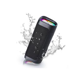 SEEZSSA Outdoor Tragbarer Musikbox mit RGB Licht/ blinken mit Musik Bluetooth-Lautsprecher (Party Camping Radfahren Wasserdichter Bluetooth-Lautsprecher)