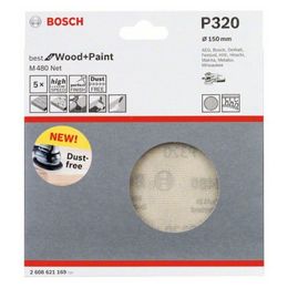Bosch Schleifpapier Schleifblatt M480 Net. Best for Wood and Paint. 15