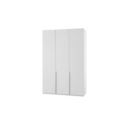 Kleiderschrank Easy Plus - weiß - 135 cm - 208 cm - 56 cm - Sconto