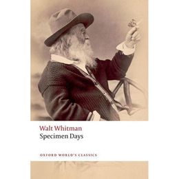 Oxford University Specimen Days - Walt Whitman, Taschenbuch
