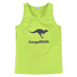 Kangaroos Tanktop Basic Logo, grün