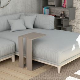 Decortie - Muju Modern c Form Tisch Mokka Grau Mehrzweck h 57cm - Mocha Grey