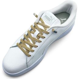 ELANOX Schnürsenkel 4 Stück für 2 Paar Schuhe elastische Schnürsenkel mit Clips