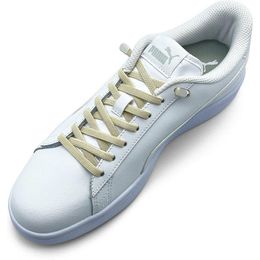 ELANOX Schnürsenkel 4 Stück für 2 Paar Schuhe elastische Schnürsenkel mit Clips