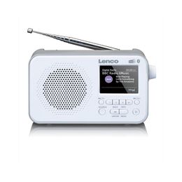 Lenco DAB+ Radio PDR-036WH Digitalradio (DAB) (weiss)