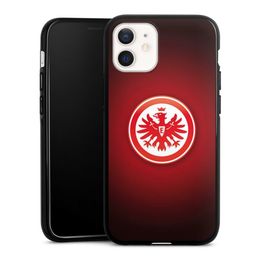 DeinDesign iPhone 12 mini Handy Silikon H&uuml;lle Case schwarz Handyh&uuml;lle Coat Of Arms Eintracht Frankfurt Official Licensed Product