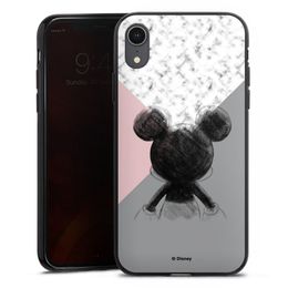 DeinDesign iPhone Xr Handy Silikon H&uuml;lle Case schwarz Handyh&uuml;lle Marble Disney Mickey Mouse