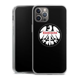 DeinDesign iPhone 12 Pro Max Handy Silikon H&uuml;lle Case transparent Handyh&uuml;lle Sge Official Licensed Product Eintracht Frankfurt Silikon Case