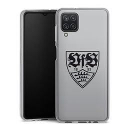 DeinDesign Galaxy A12 Handy Silikon H&uuml;lle Case transparent Handyh&uuml;lle Vfb Stuttgart Official Licensed Product Logo Silikon Case