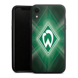 DeinDesign iPhone Xr Handy Premium Silikon H&uuml;lle Handyh&uuml;lle schwarz Case Sv Werder Bremen Coat Of Arms Official Licensed Product Silikon Premium Case