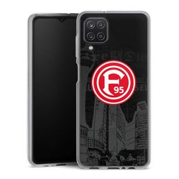 DeinDesign Galaxy A12 Handy Silikon H&uuml;lle Case transparent Handyh&uuml;lle Logo Official Licensed Product Fortuna D&uuml;sseldorf Silikon Case