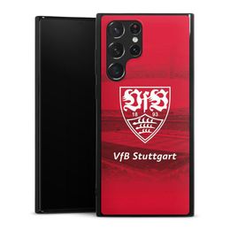 DeinDesign Galaxy S22 Ultra Handy Silikon H&uuml;lle Case schwarz Handyh&uuml;lle Stadium Official Licensed Product Vfb Stuttgart