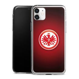 DeinDesign iPhone 11 Handy Slim Case Silikon Handyh&uuml;lle transparent H&uuml;lle extra d&uuml;nn Official Licensed Product Coat Of Arms Eintracht Frankfurt Silikon Slim Case