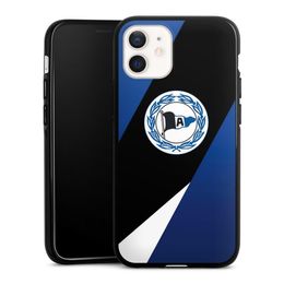 DeinDesign iPhone 12 mini Handy Silikon H&uuml;lle Case schwarz Handyh&uuml;lle Official Licensed Product Dsc Arminia Bielefeld