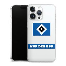 DeinDesign iPhone 15 Pro Max Handy Silikon H&uuml;lle Case transparent Handyh&uuml;lle Hamburger Sv Statement Hsv Silikon Case