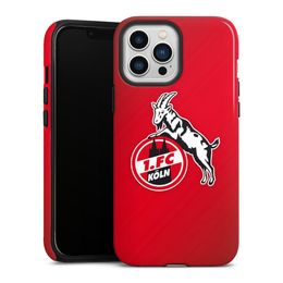DeinDesign iPhone 13 Pro Max Handy Panzer Handyh&uuml;lle robuste Outdoor H&uuml;lle Schutzh&uuml;lle gl&auml;nzend 1. Fc K&ouml;ln Effzeh Official Licensed Product Tough Case