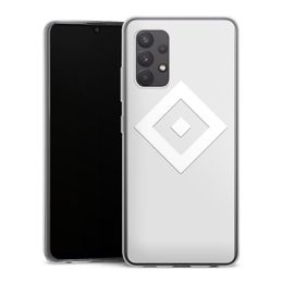 DeinDesign Galaxy A32 4G Handy Silikon H&uuml;lle Case transparent Handyh&uuml;lle Hsv Hamburger Sv Coat Of Arms Silikon Case