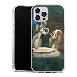 DeinDesign iPhone 13 Pro Max Handy Silikon H&uuml;lle Case transparent Handyh&uuml;lle Lady And The Tramp Disney Official Licensed Product Silikon Case