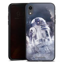 DeinDesign iPhone Xr Handy Silikon H&uuml;lle Case schwarz Handyh&uuml;lle Robot Merchandise Star Wars