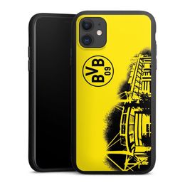 DeinDesign iPhone 11 Handy Premium Silikon H&uuml;lle Handyh&uuml;lle schwarz Case Stadium Bvb Borussia Dortmund Silikon Premium Case