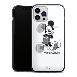 DeinDesign iPhone 13 Pro Max Handy Silikon H&uuml;lle Case schwarz Handyh&uuml;lle Mickey Mouse Disney Official Licensed Product