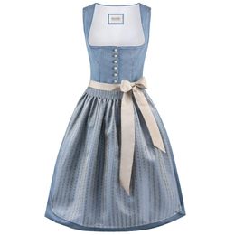 Stockerpoint Dirndl 'Irit' Damen Gr&ouml;&szlig;e 34 blau / rauchblau