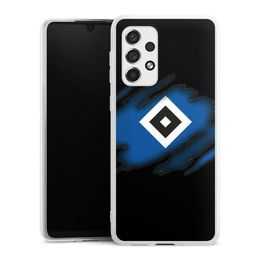 DeinDesign Galaxy A33 5G Handy Silikon H&uuml;lle Case transparent Handyh&uuml;lle Official Licensed Product Hsv Hamburger Sv Silikon Case