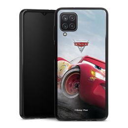 DeinDesign Galaxy A12 Handy Silikon H&uuml;lle Case schwarz Handyh&uuml;lle Official Licensed Product Cars Lightning Mcqueen 95